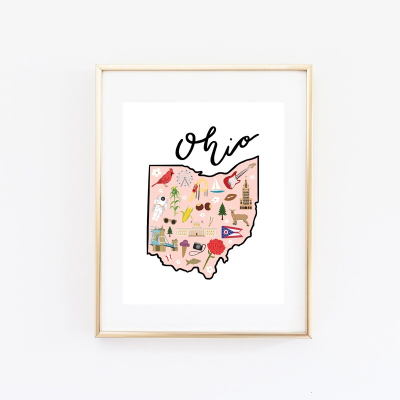 Ohio Art Print - Etsy