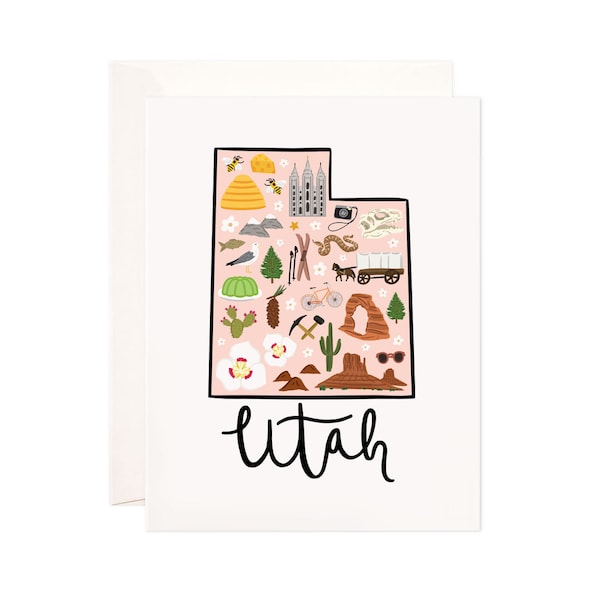 Utah Map - Etsy