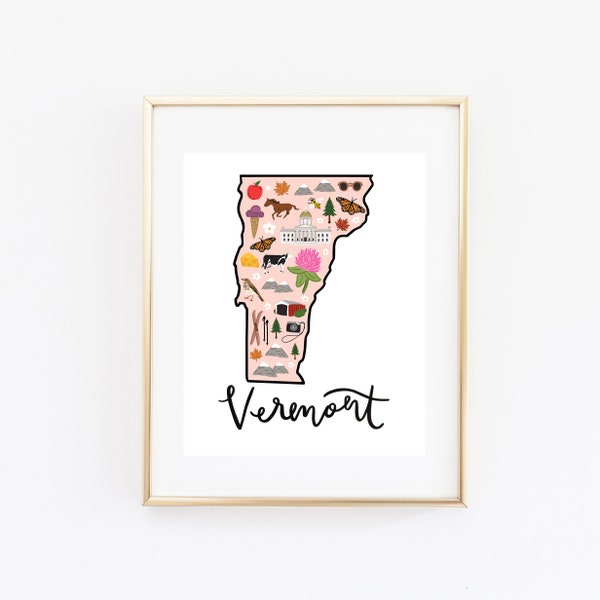 Vermont Wall Art - Etsy