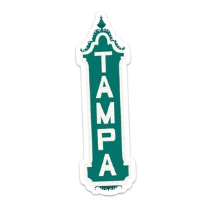 Tampa Vinyl Sticker, Modern Laptop Sticker, Cute Water Bottle Sticker ...