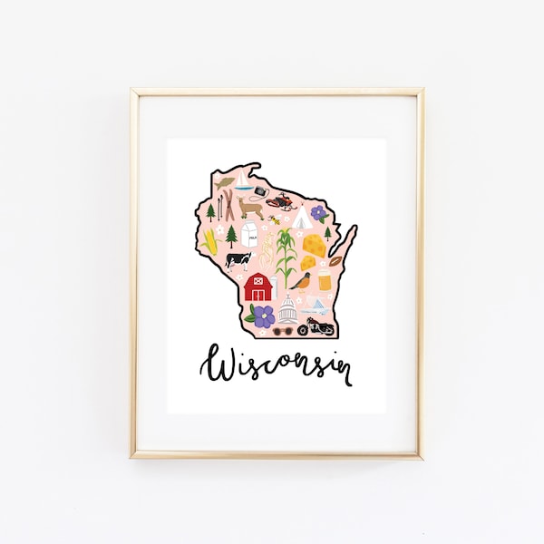Wisconsin Art - Etsy