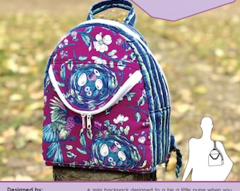 UH OH Creations Keanu Backpack Paper Pattern Your DIY | Etsy