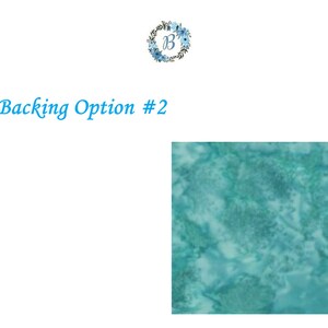 OCEAN BREEZE Escape- Quilt Top Kit Measuring 52" X 52" Exclusive BQP ...