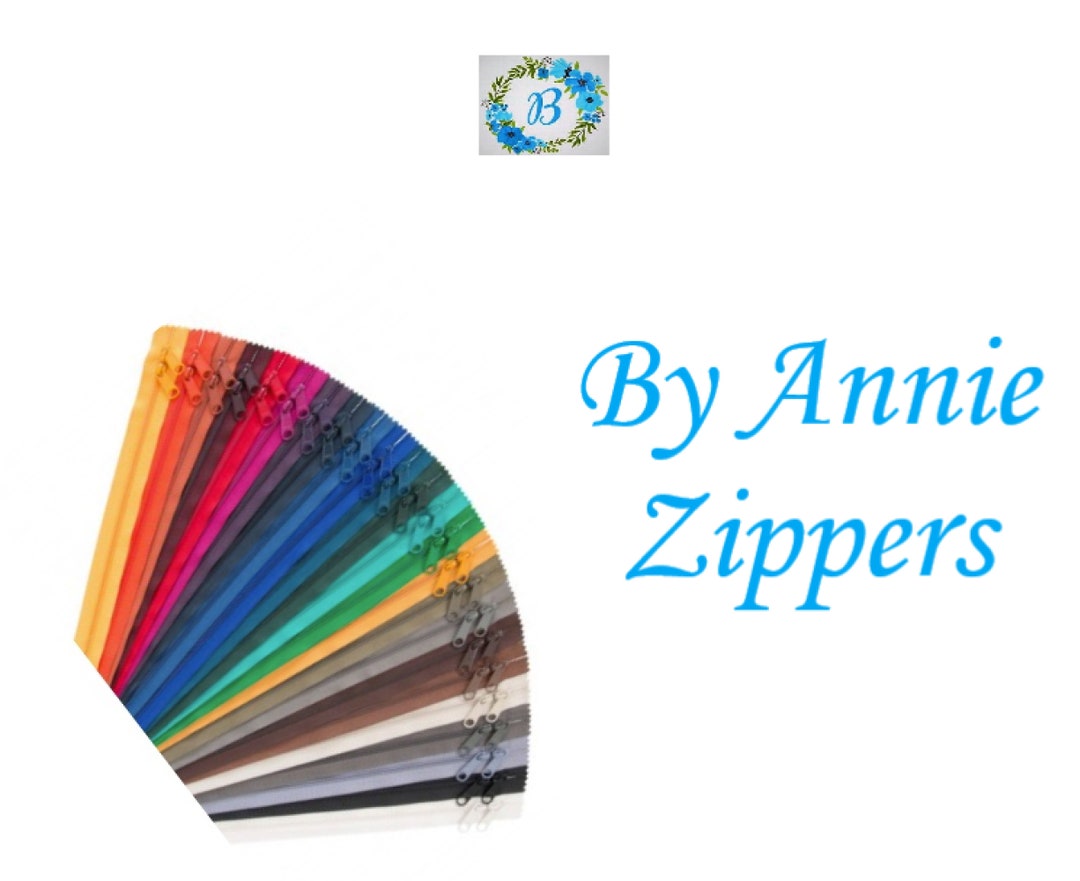 Byannie 30 Inch Long Double Sided Zippers Size 4.5 Bags Totes and ...