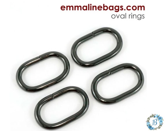 OVAL RINGS 1.25 Inch Emmaline Bag Hardware 4 Pack Various | Etsy