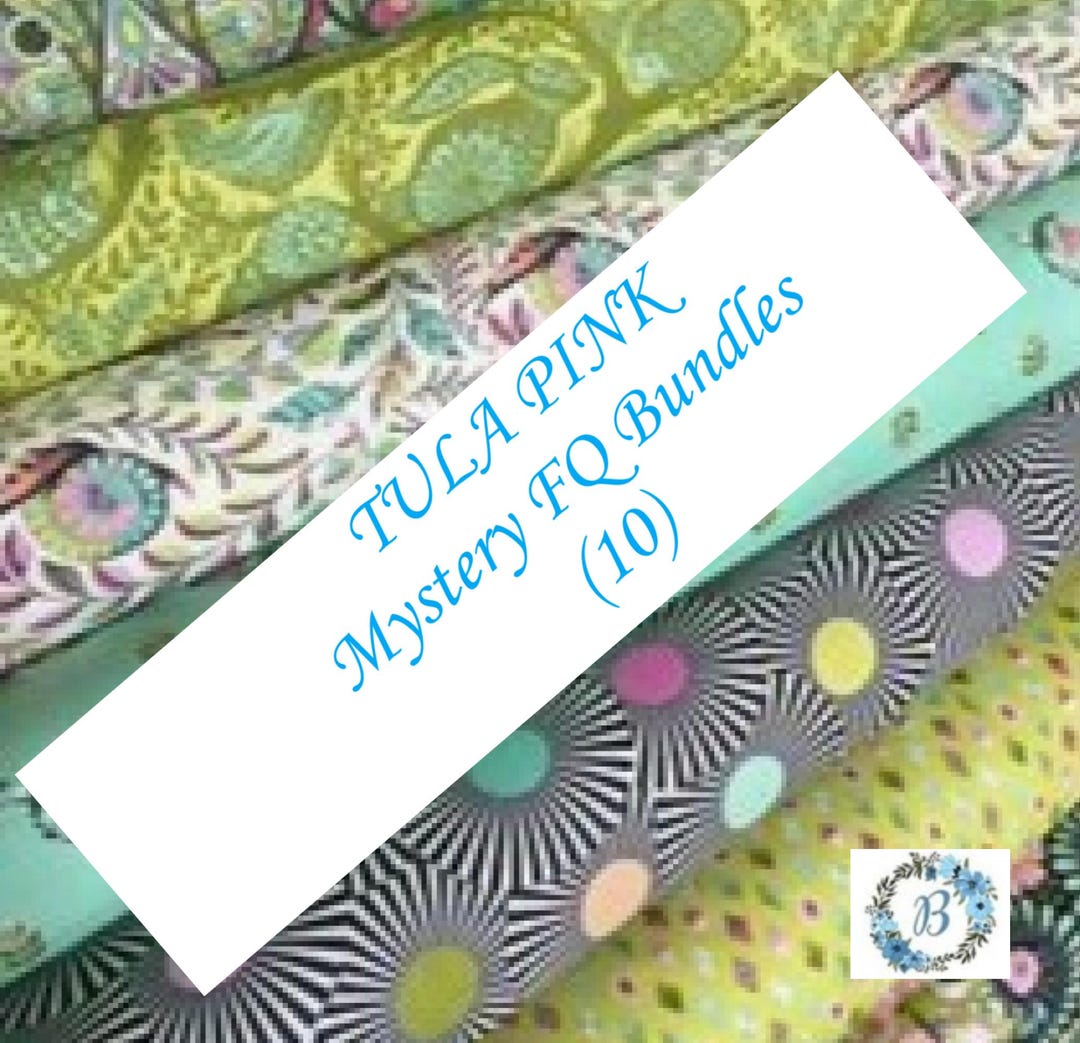 TULA PINK Mystery FQ Bundles (10) Features Coordinating Out of Print ...