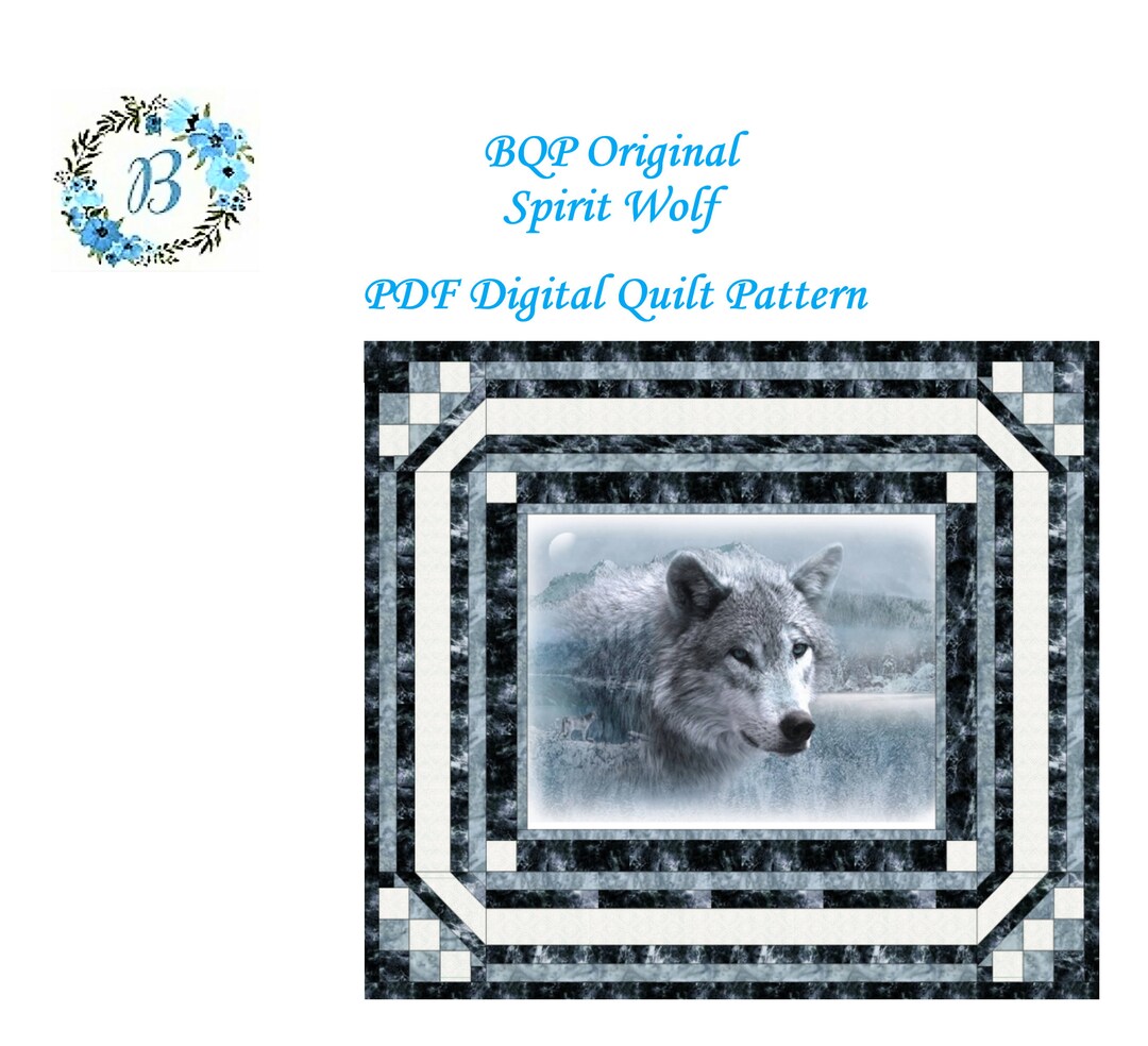 SPIRIT WOLF Quilt Pattern Digital Download PDF Call of the Wild ...