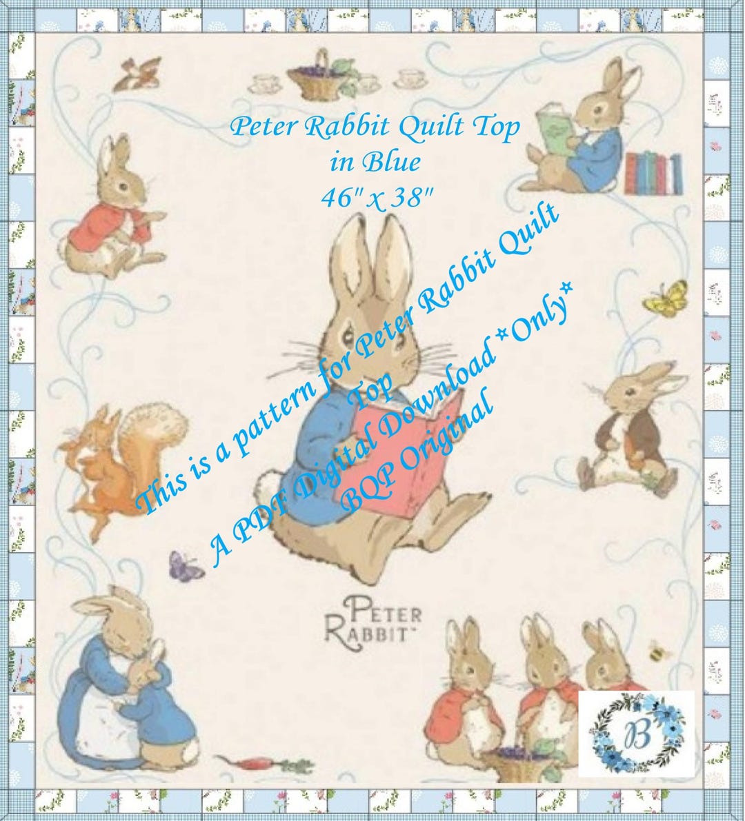 PETER RABBIT *digital Pattern Only* This is a Digital Download for ...