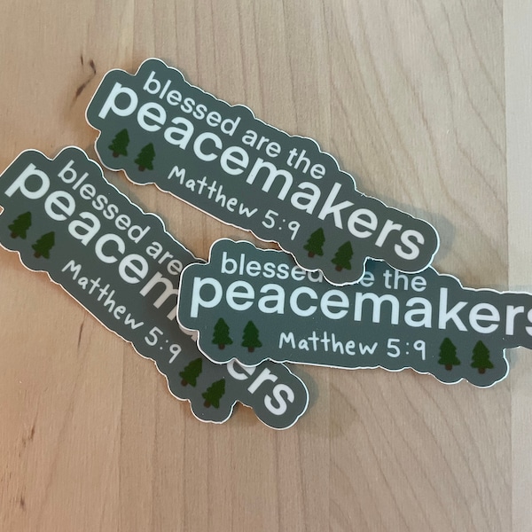 Blessed Are the Peacemakers - Etsy