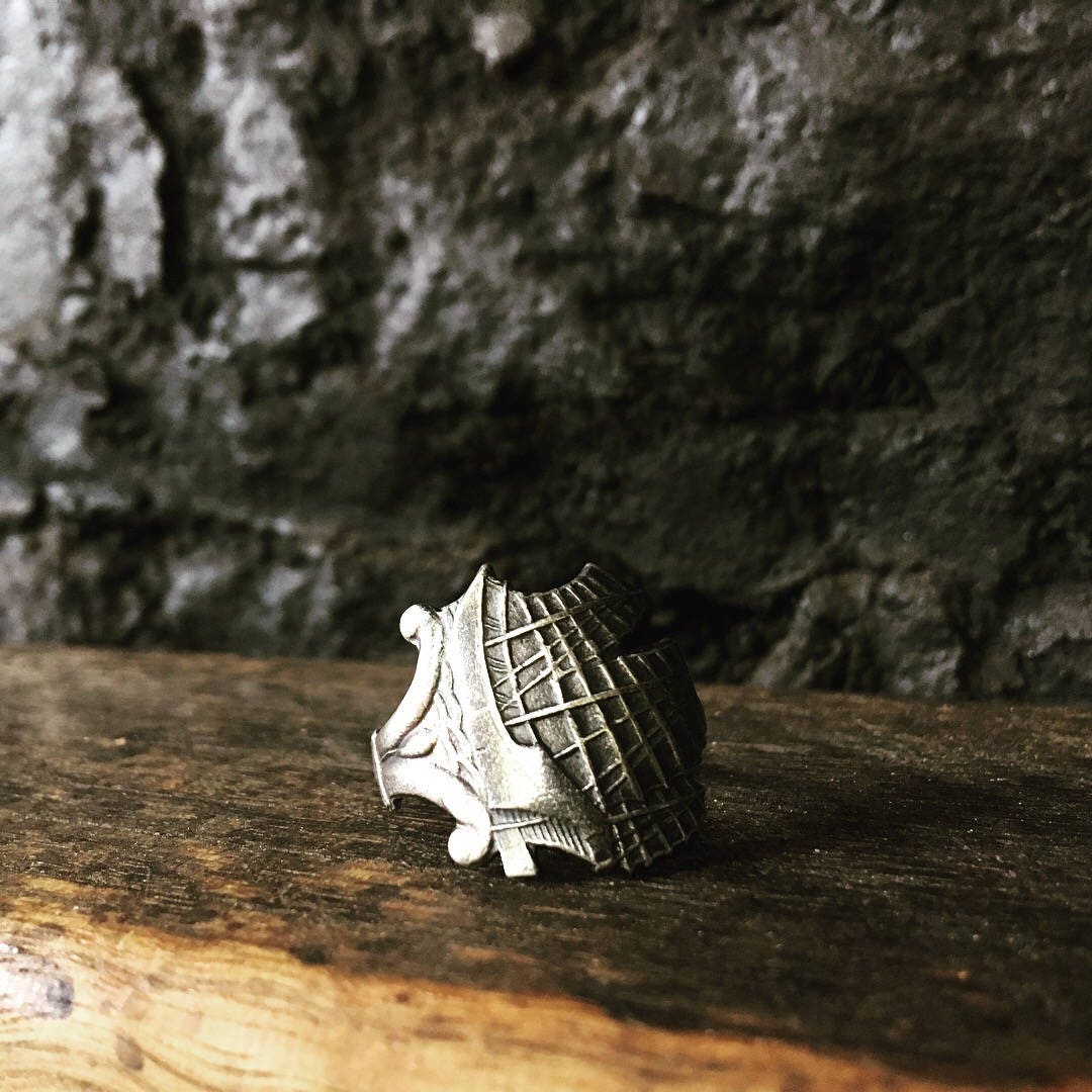 Black Sails Junk Rig Ship Ring - Handcrafted - Sterling Silver - Etsy