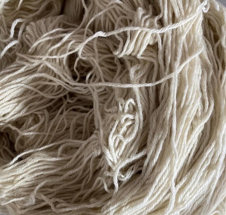 Undyed DK Yarn Pure Wool Wensleydale BFL 100g Skeins - Etsy