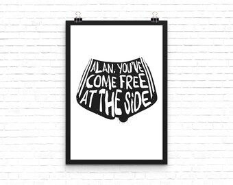 Alan Partridge Shooting Some Zombies at the Arcade. - Etsy