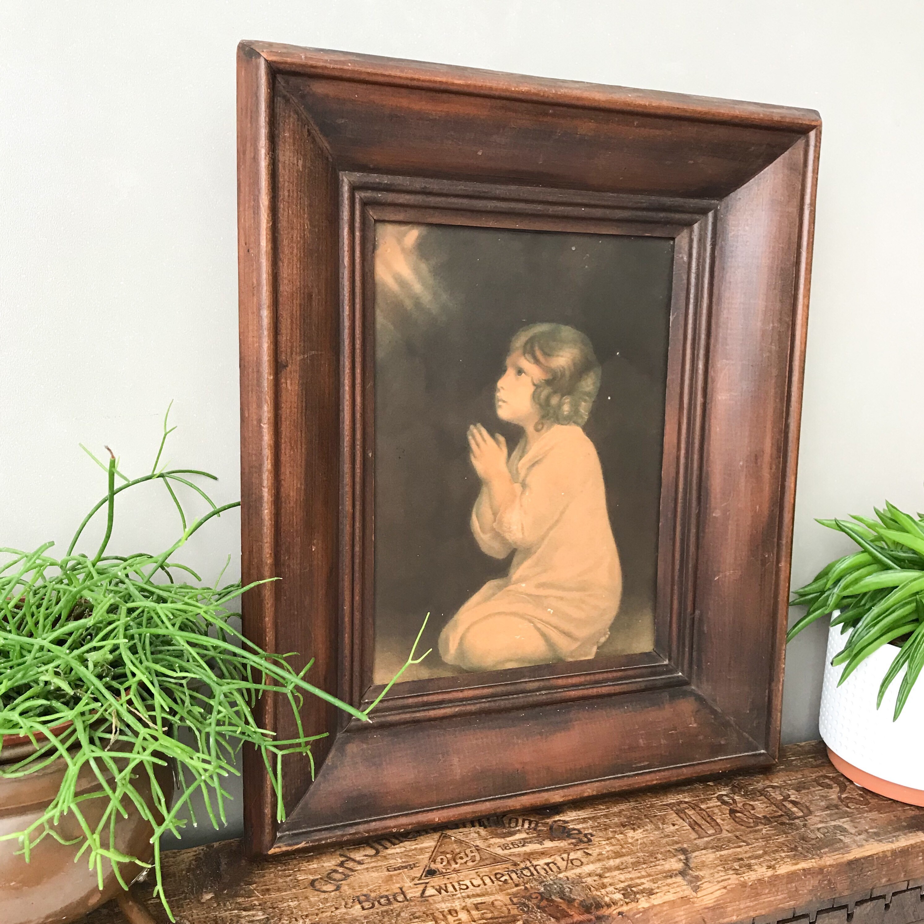 The Infant Samuel by Sir Joshua Reynolds Vintage Print Art | Etsy