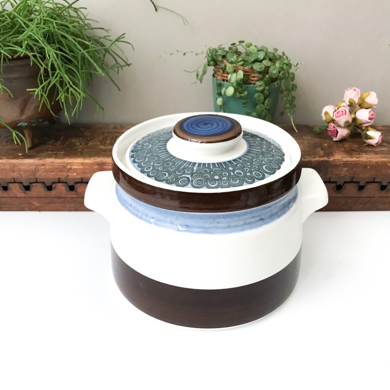 Rorstrand Amanda Lidded Casserole, Oven Dish, Vintage Scandinavian Kitchenware, Rorstrand Sweden ...