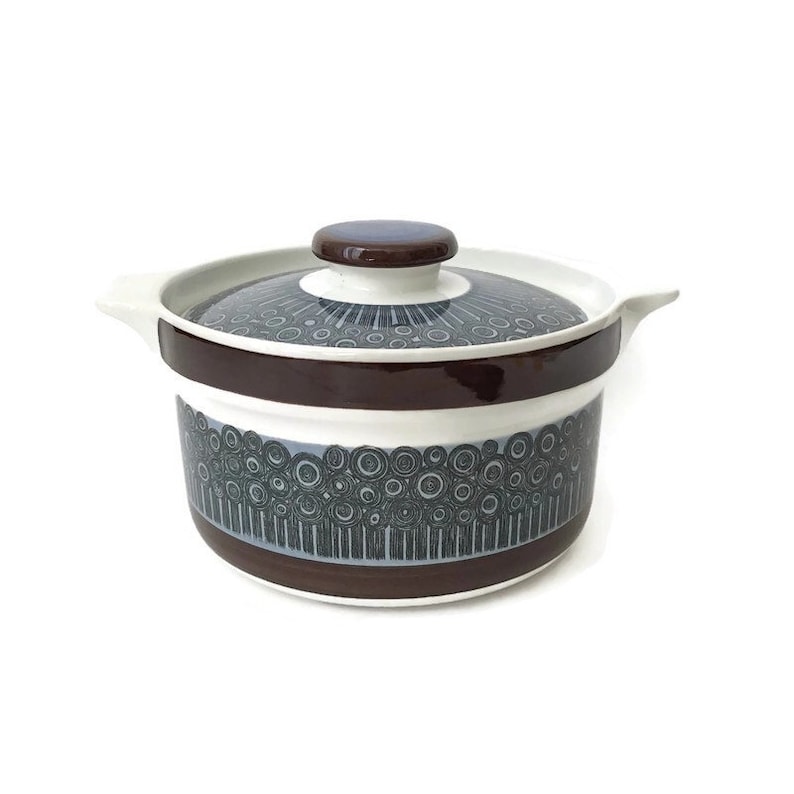 Rorstrand Amanda Lidded Casserole, Oven Dish, Vintage Scandinavian Kitchenware, Rorstrand Sweden ...