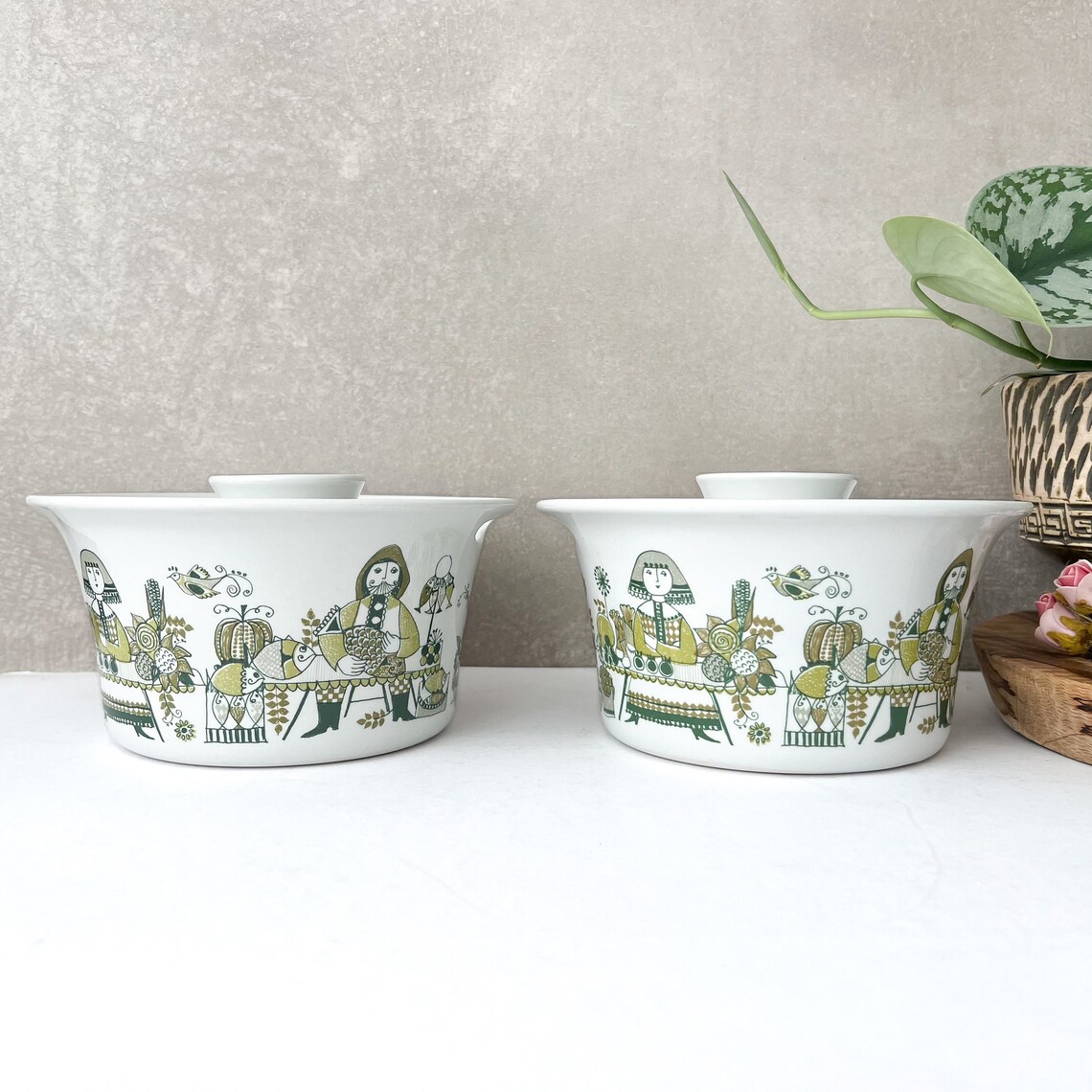 Vintage Figgjo Market Casserole, Figgjo Flint Norway, 60's Scandinavian ...