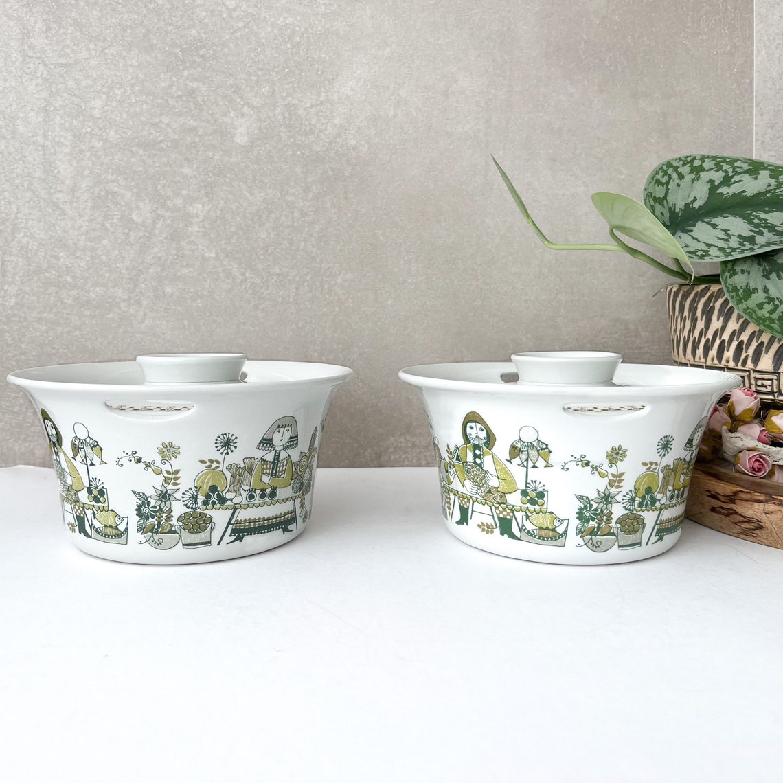 Vintage Figgjo Market Casserole, Figgjo Flint Norway, 60's Scandinavian ...