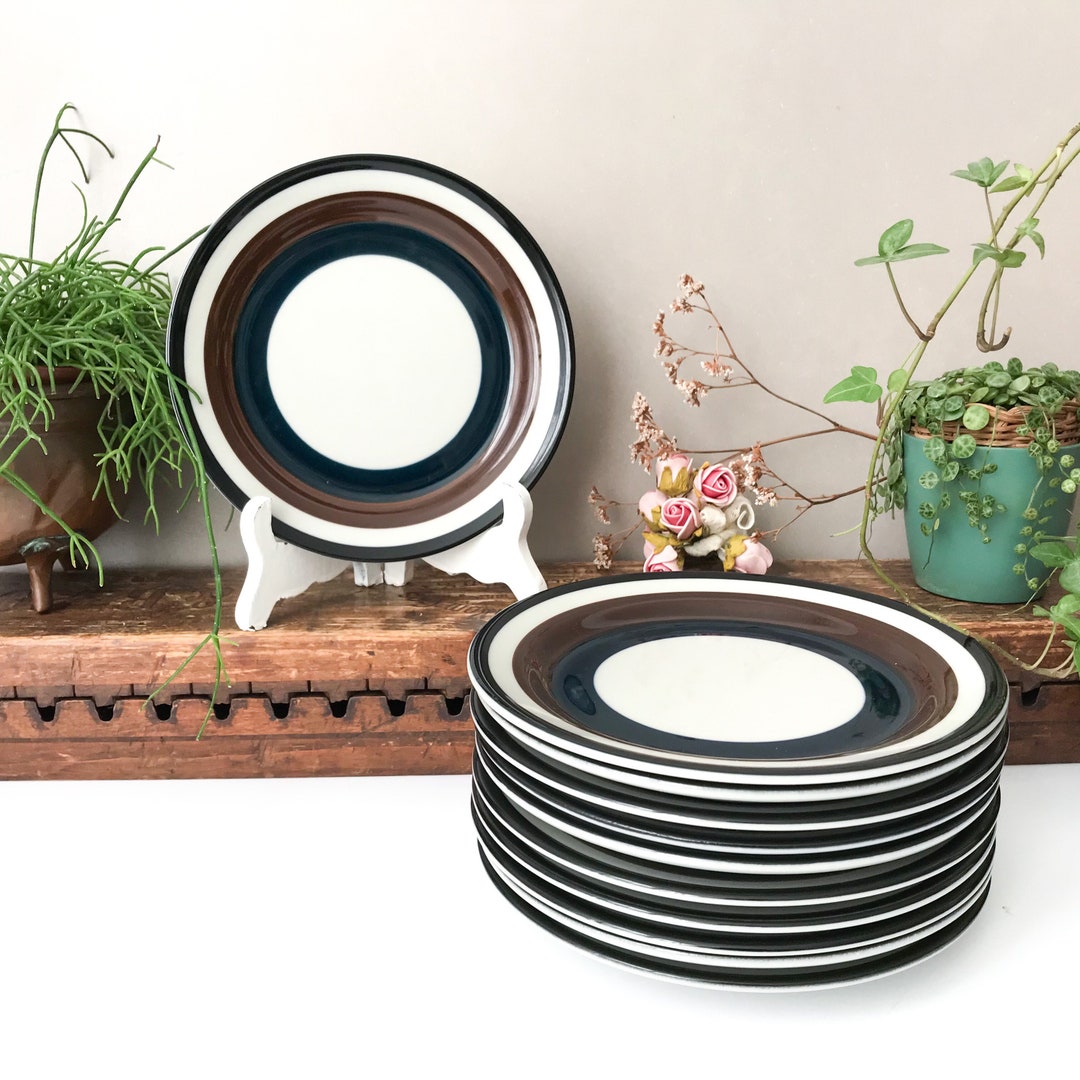 Arabia Kaira 6 Bread Plates, Vintage Arabia Finland Cake Plates ...