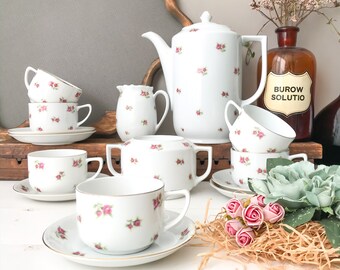Cottage Chic Teapot - Etsy