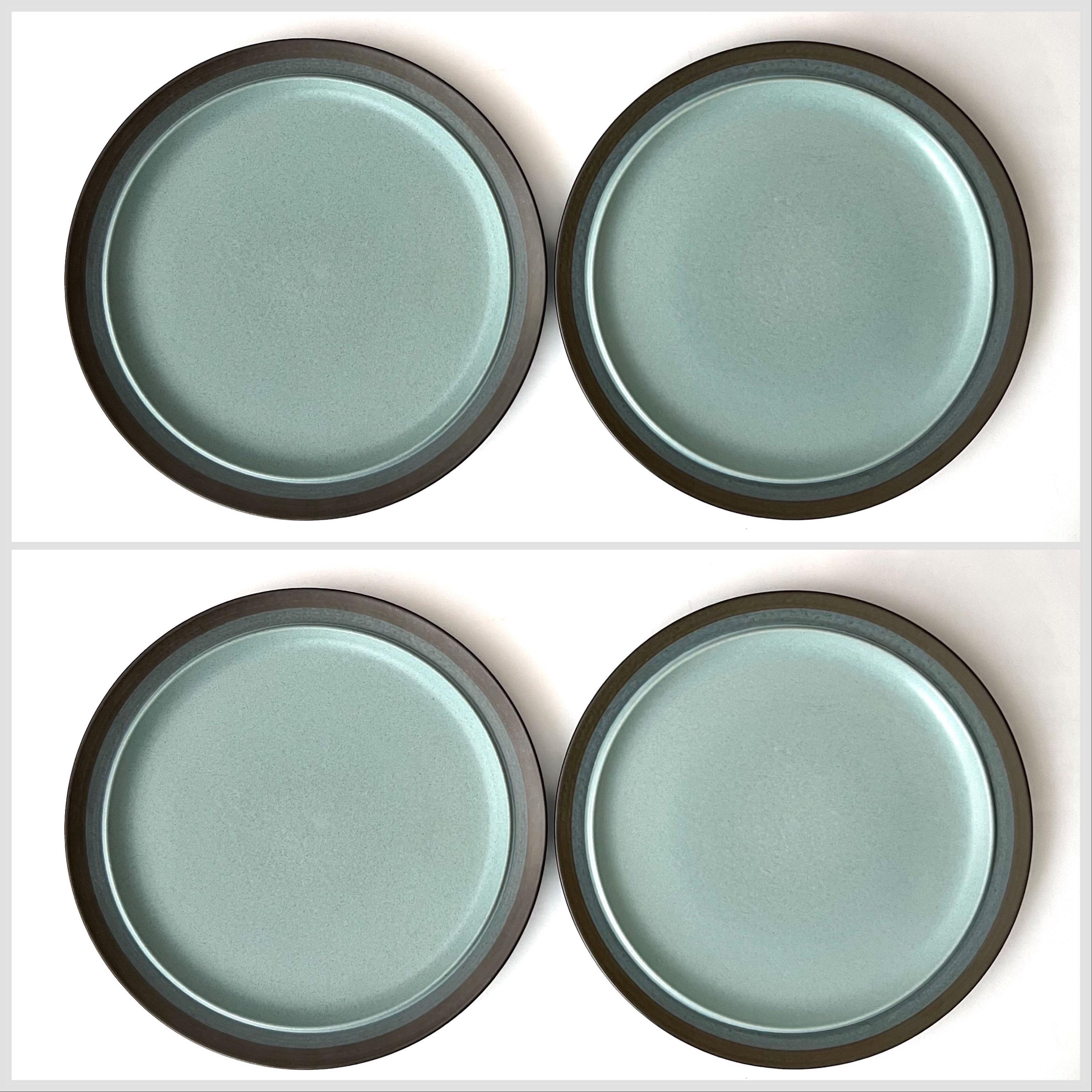 Kasuga Arrow Stone Dinner Plate, Navajo Blue, Kasuga Showa Plater, Mid ...