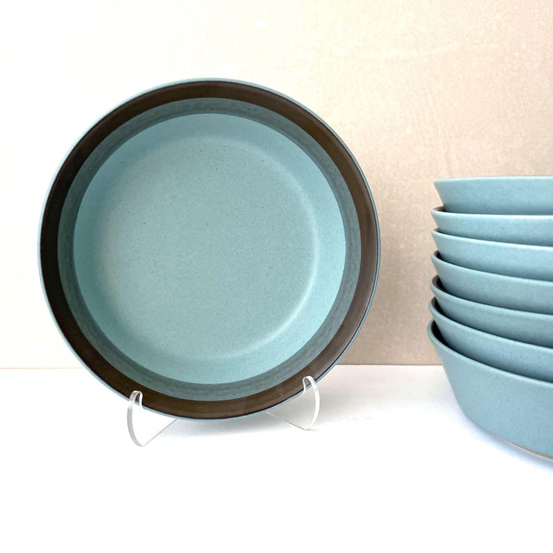 Kasuga Arrow Stone Dessert Bowls, Navajo Blue, Kasuga Showa, Cereal ...