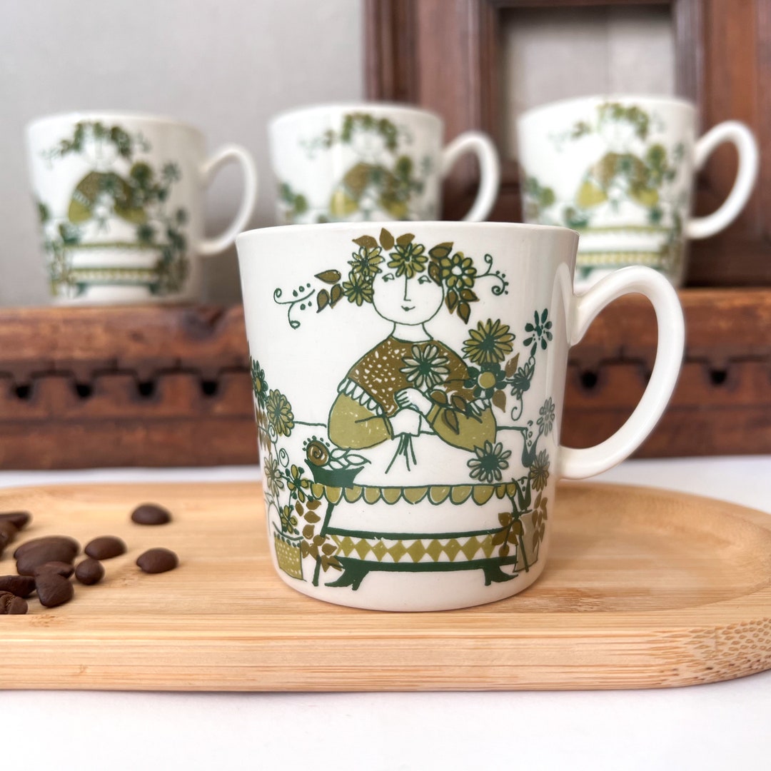 Figgjo Flint Market Coffee Cup , Vintage Figgjo Flint Norway, Turi ...