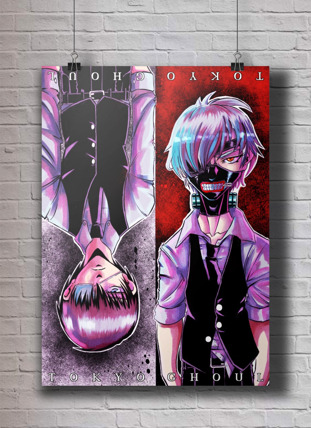 Tokyo Ghoul A4 Original Art Print - Etsy