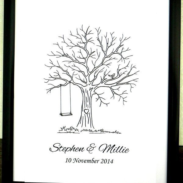 Tree Guest Book - Etsy