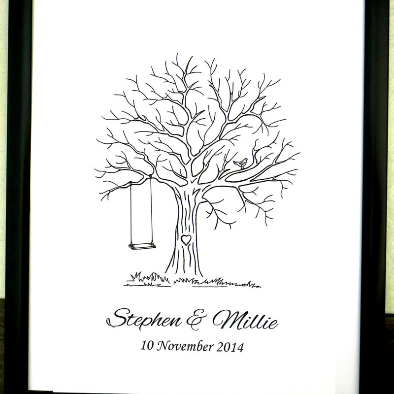 Fingerprint Tree - Etsy