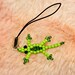 Mini 90's Bead Lizard Phone Charm - Etsy