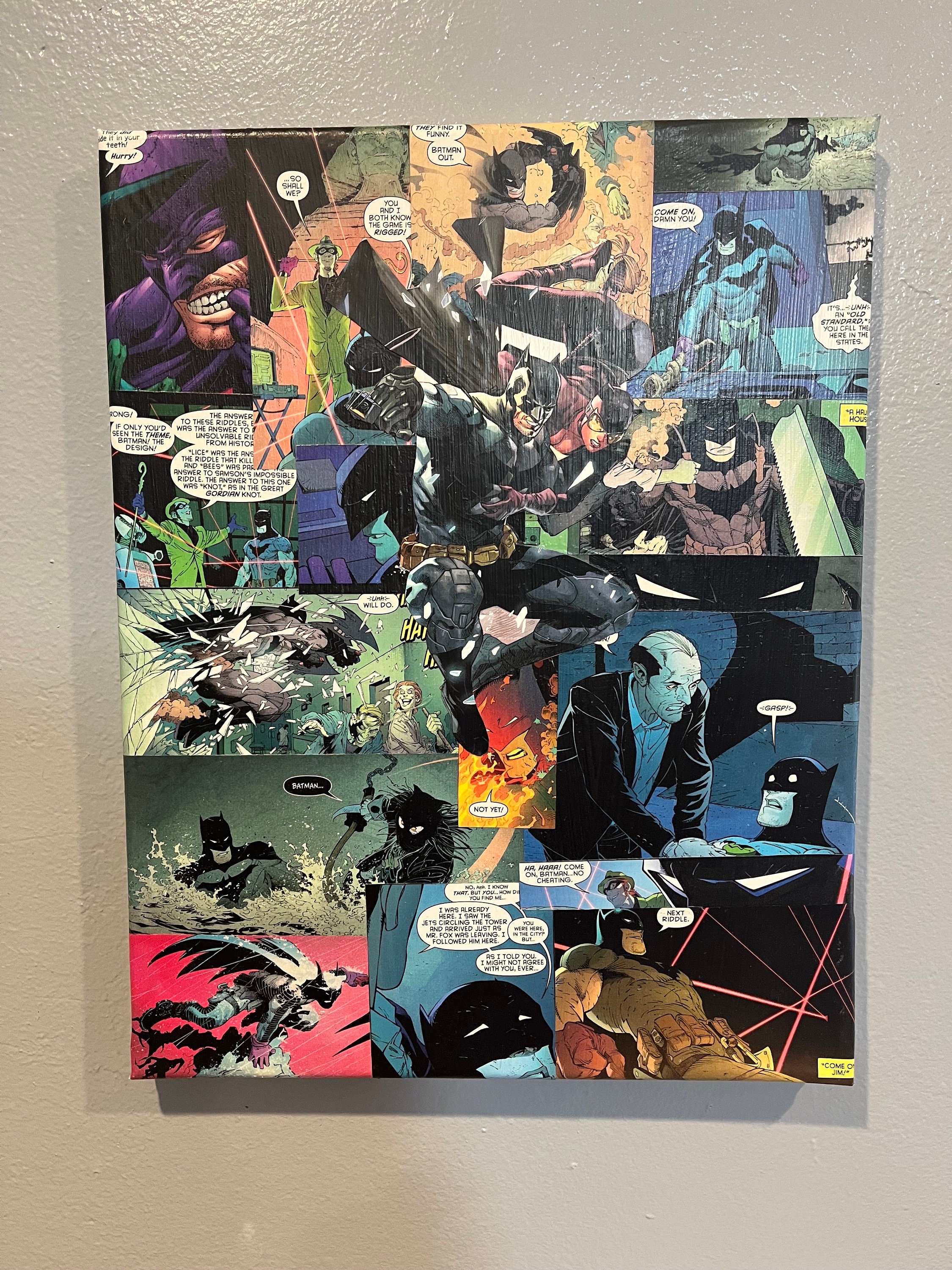 11x14 Batman Collage - Etsy