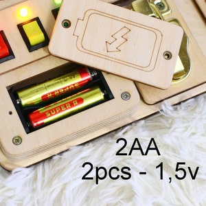 Busy Board With Light Switch, LED Light Busy Board, Electronic Board ...