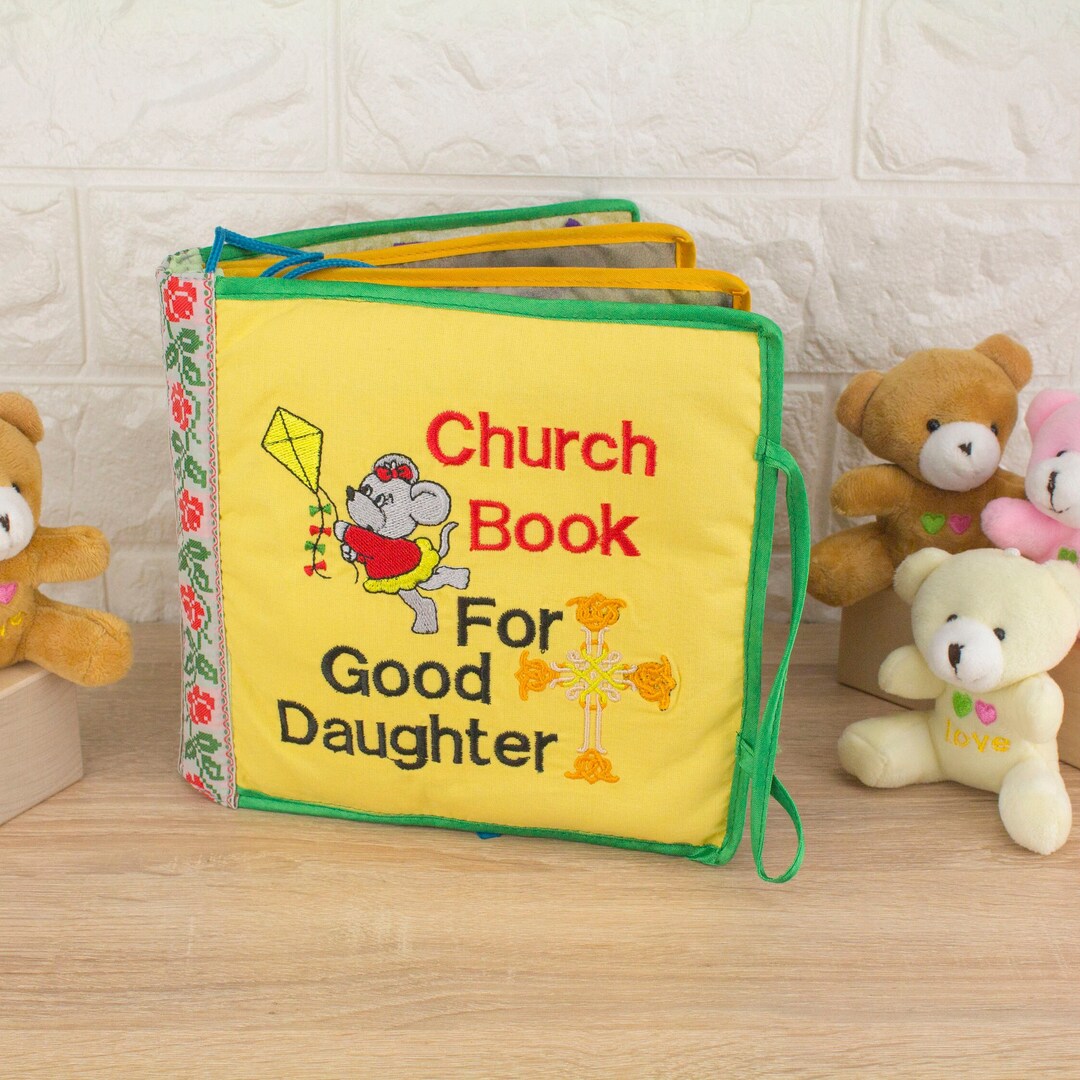 Toddler Montessori Quiet Book for Church, Soft Busy Book 2 Year Old ...