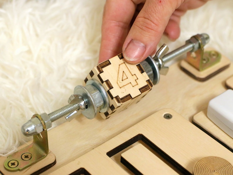 Busy Board With Light Switch LED Light Busy Board Electronic - Etsy