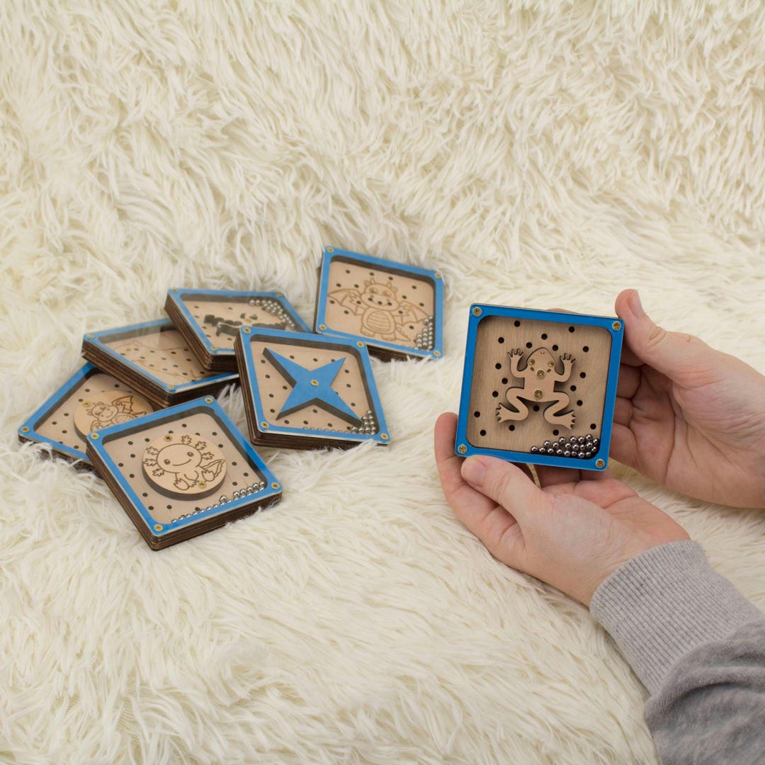 Wooden Balance Maze: Stress Relief Gift for Adults & Elderly - Etsy