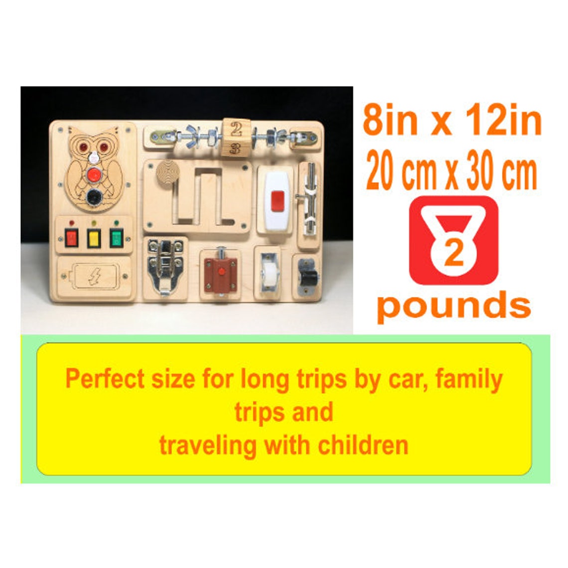 Busy Board With Light Switch, LED Light Busy Board, Electronic Board ...