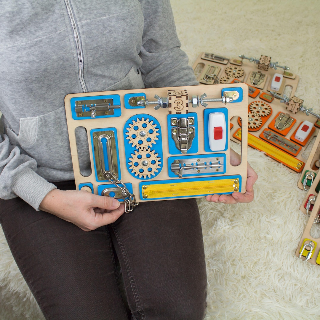Adult Fidget Board Quiet, Sensory Busy Board for Dementia and Alzheimer ...