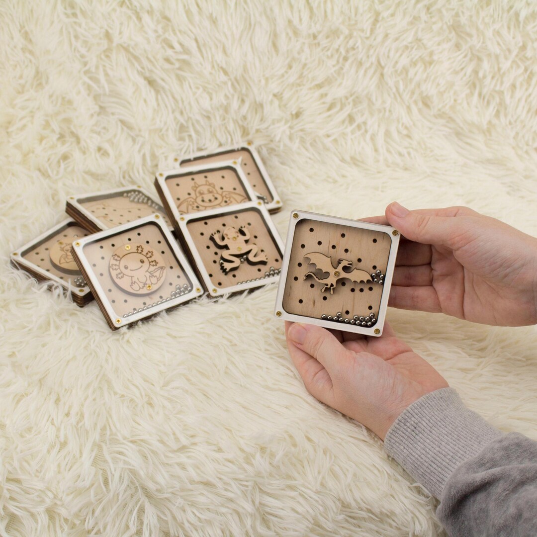 Wooden Balance Maze: ADHD Concentration Game, Stress Relief Gift - Etsy