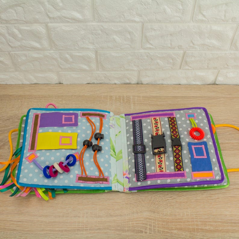 Sensory Fidget Book: Dementia Activity Lap Book for Elderly - Etsy