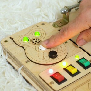 Busy Board With Light Switch, LED Light Busy Board, Electronic Board ...