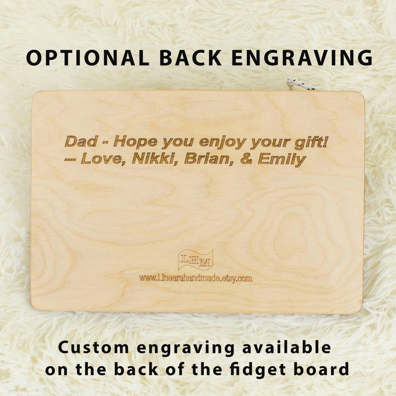 Dementia ASMR Trigger Fidget Board, Adult Busy Sensory Board ...