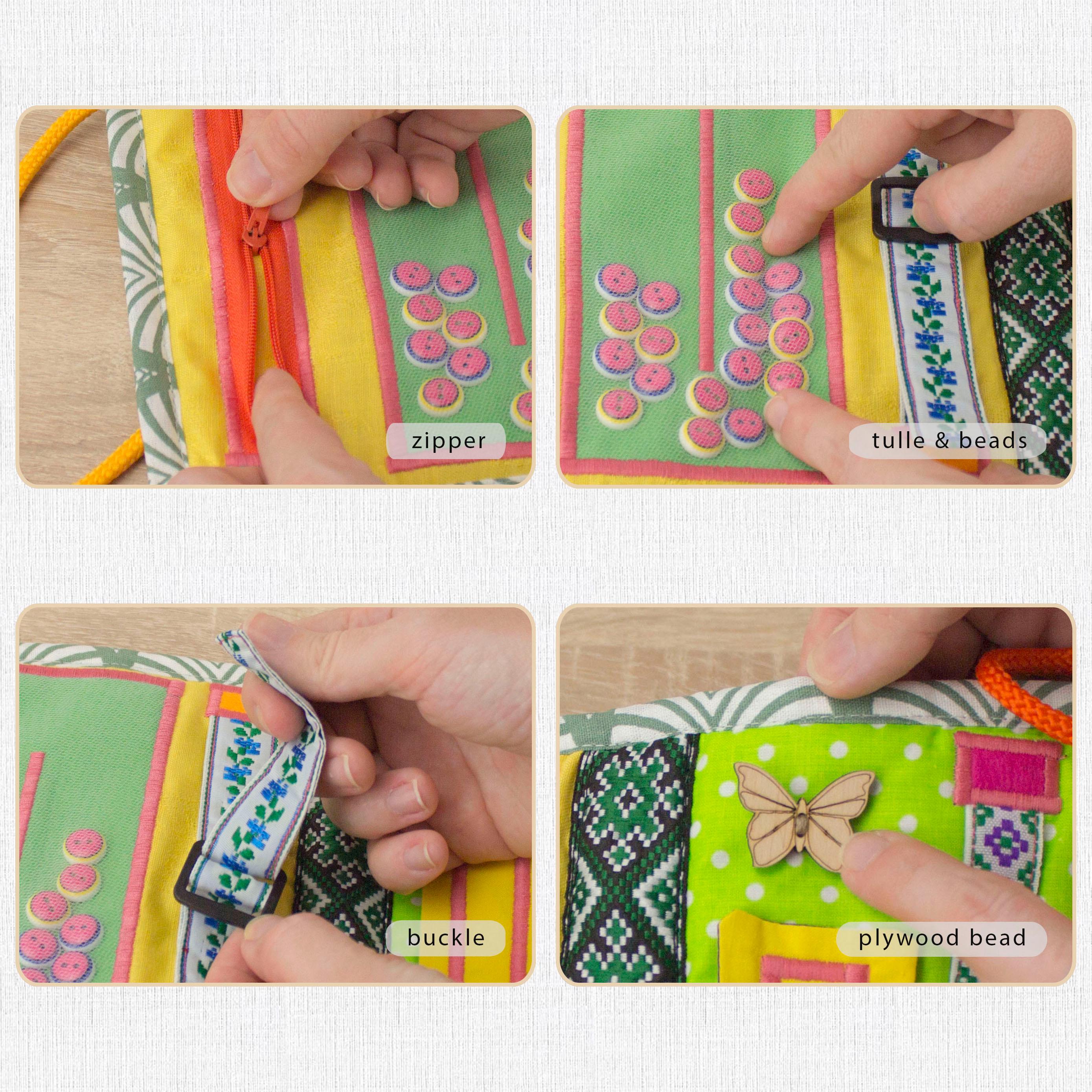 Dementia Activity Fidget Book: Sensory Quiet Book for Alzheimer's - Etsy