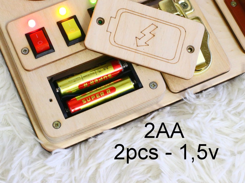 Busy Board With Light Switch LED Light Busy Board Electronic - Etsy