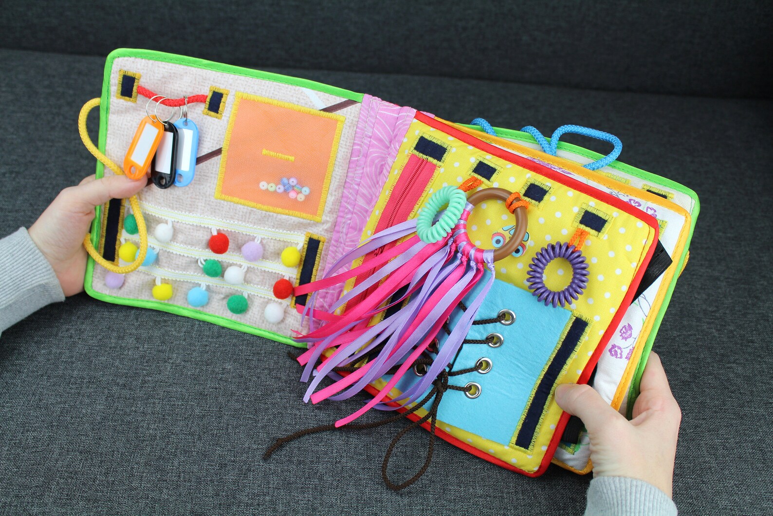 Fidget Book for Dementia Alzheimers Activity Book Busy Book - Etsy