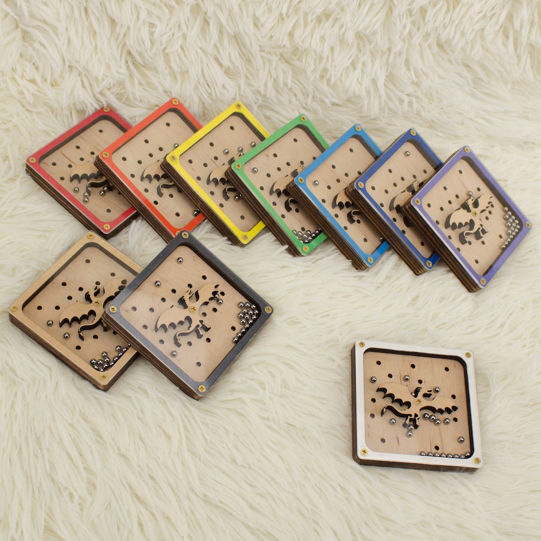 Ocd Therapy Wooden Marble Game for Adults, Stress Relief Calm Brain ...