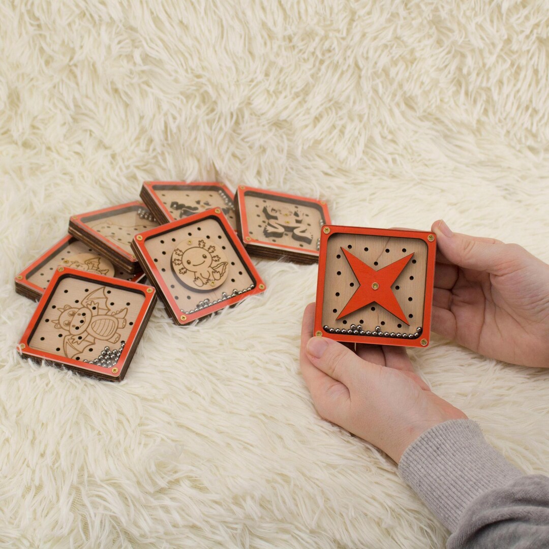 Montessori Wooden Marble Balance Toy: Fine Motor Skill Game - Etsy