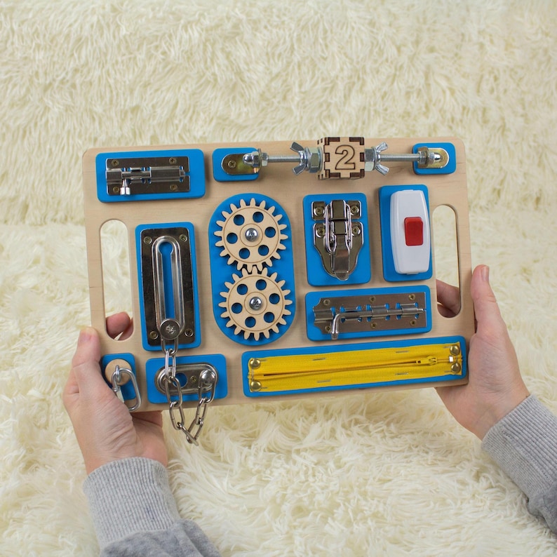 Fidget Board for Elderly – Sensory Toy for Dementia & Alzheimer Adults ...