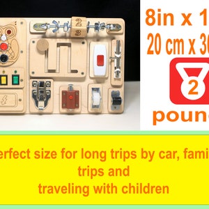 Busy Board With Light Switch LED Light Busy Board Electronic - Etsy