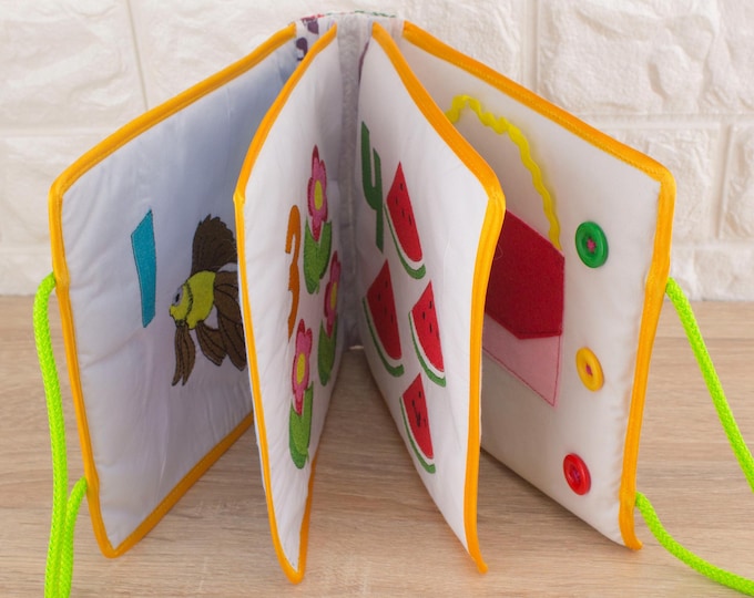 Personalized Count and Seek Quiet Book Toddler Preschool Early ...