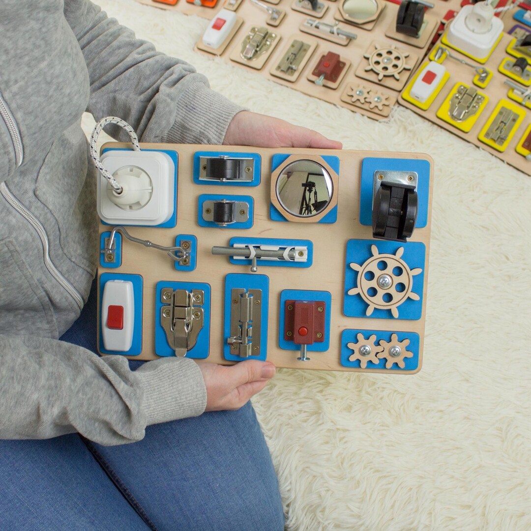 Construction Fidget Board for Dementia: Sensory Therapy for Seniors - Etsy